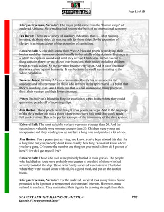 Slavery and the making of america, pbs | PDF