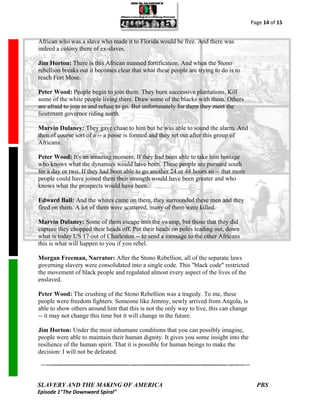 Slavery and the making of america, pbs | PDF