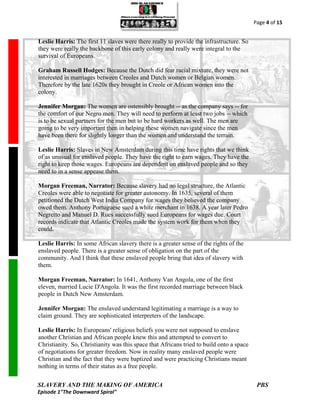 Slavery and the making of america, pbs | PDF