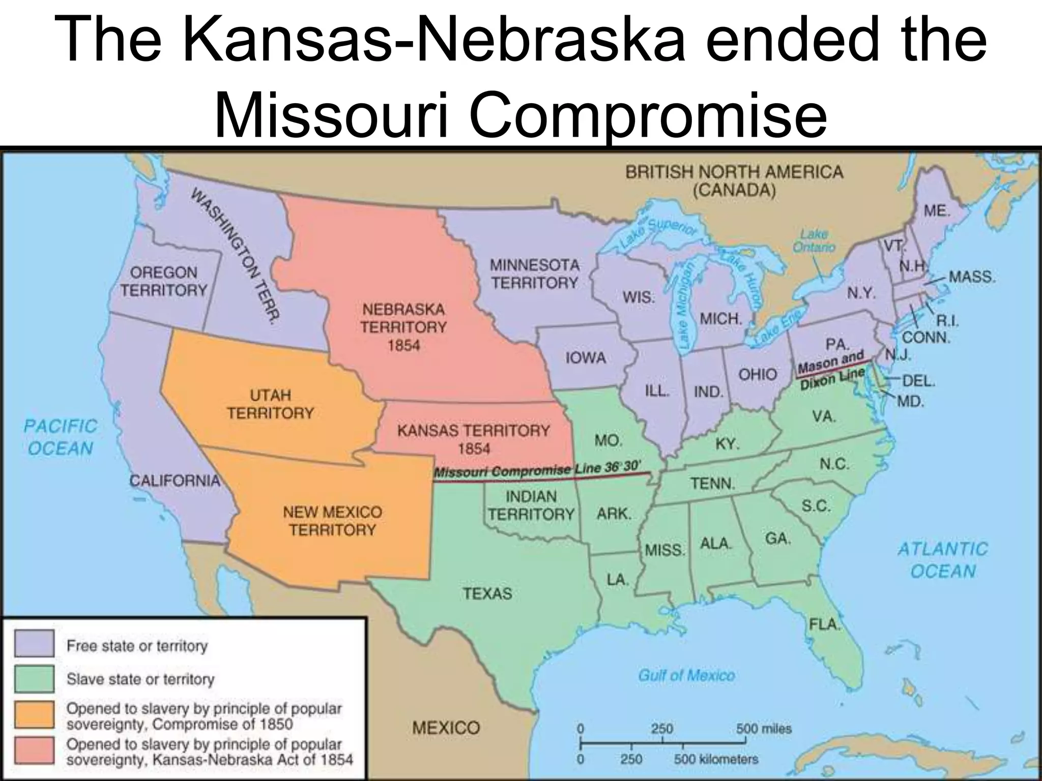 Slavery compromises | PPTX