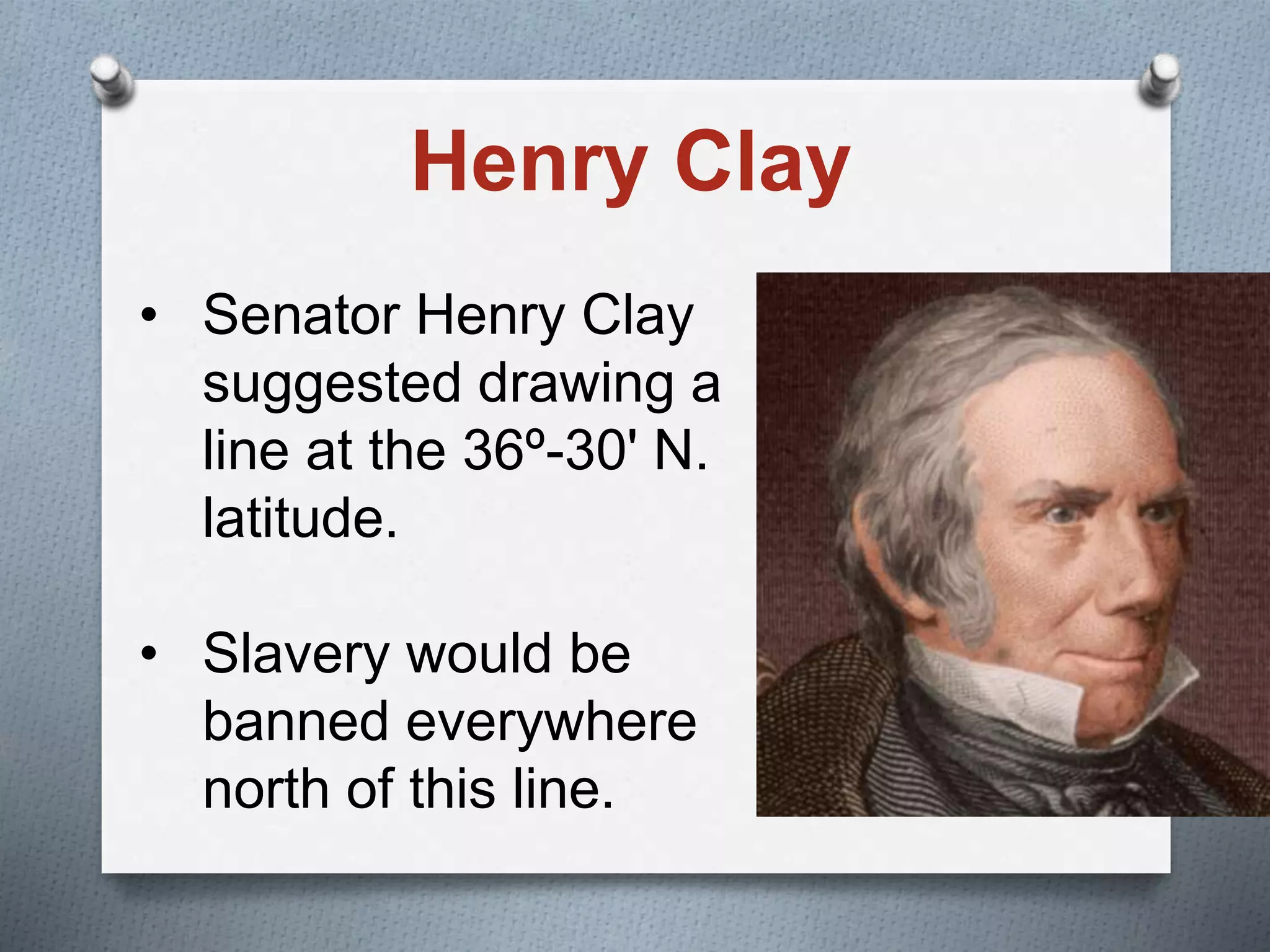 Slavery compromises | PPTX