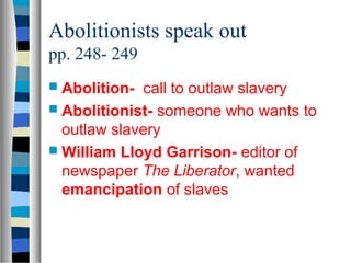 Slavery cotton ppt section 8 2 updated | PPT | Crime & Harmful Acts to ...