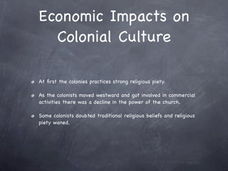 Slavery, economy and culture | KEY