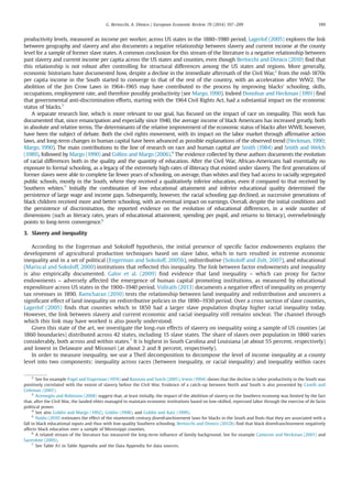 Slavery, education, and inequality. Graziella Bertocchi & Arcangelo ...