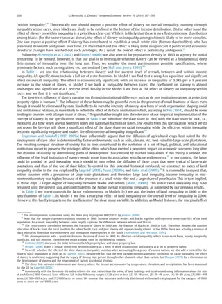 Slavery, education, and inequality. Graziella Bertocchi & Arcangelo ...