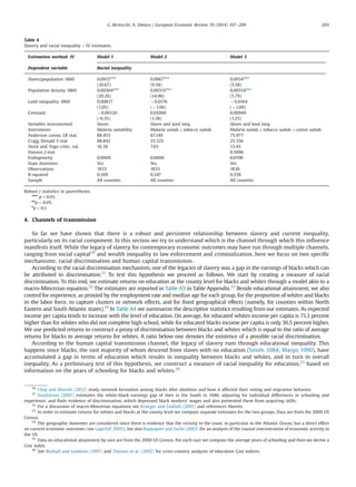 Slavery, education, and inequality. Graziella Bertocchi & Arcangelo ...