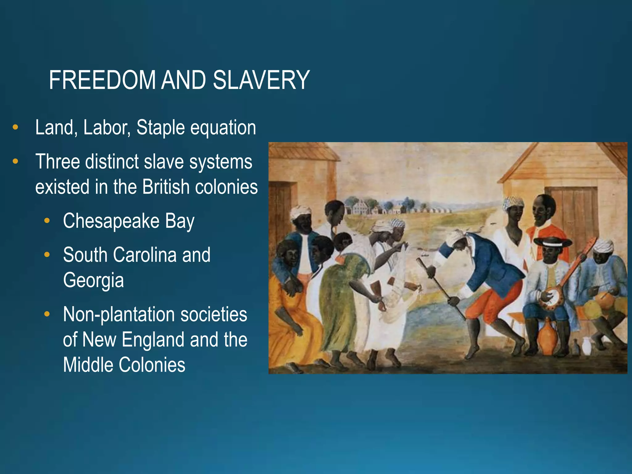 Slavery, freedom, and empire | PPT