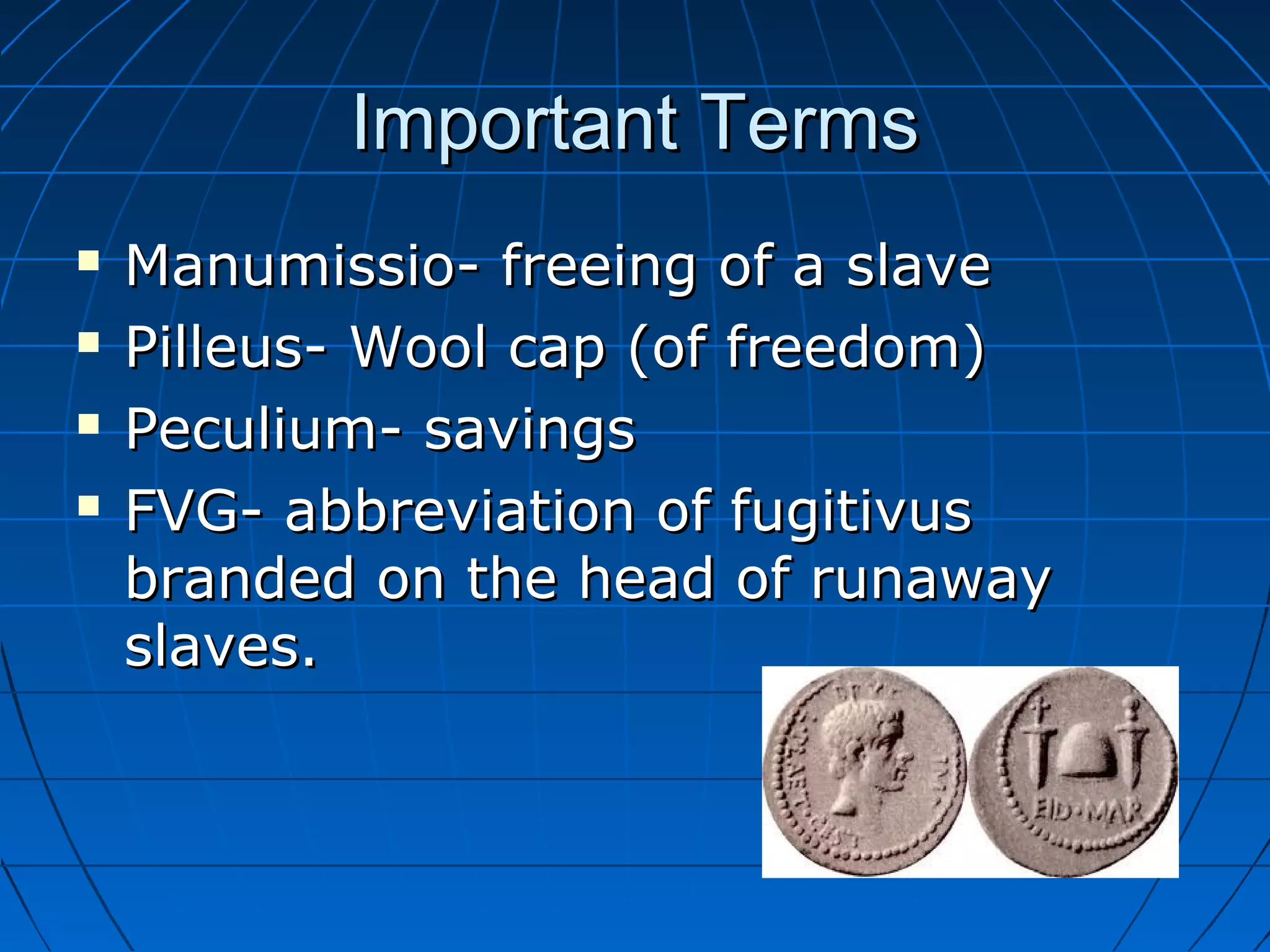 Slavery in ancient rome | PPT