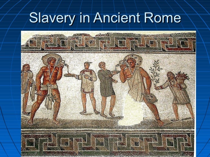 Slavery in ancient rome