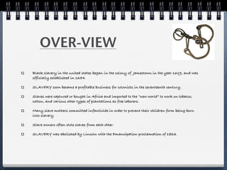 Slavery keynote | KEY