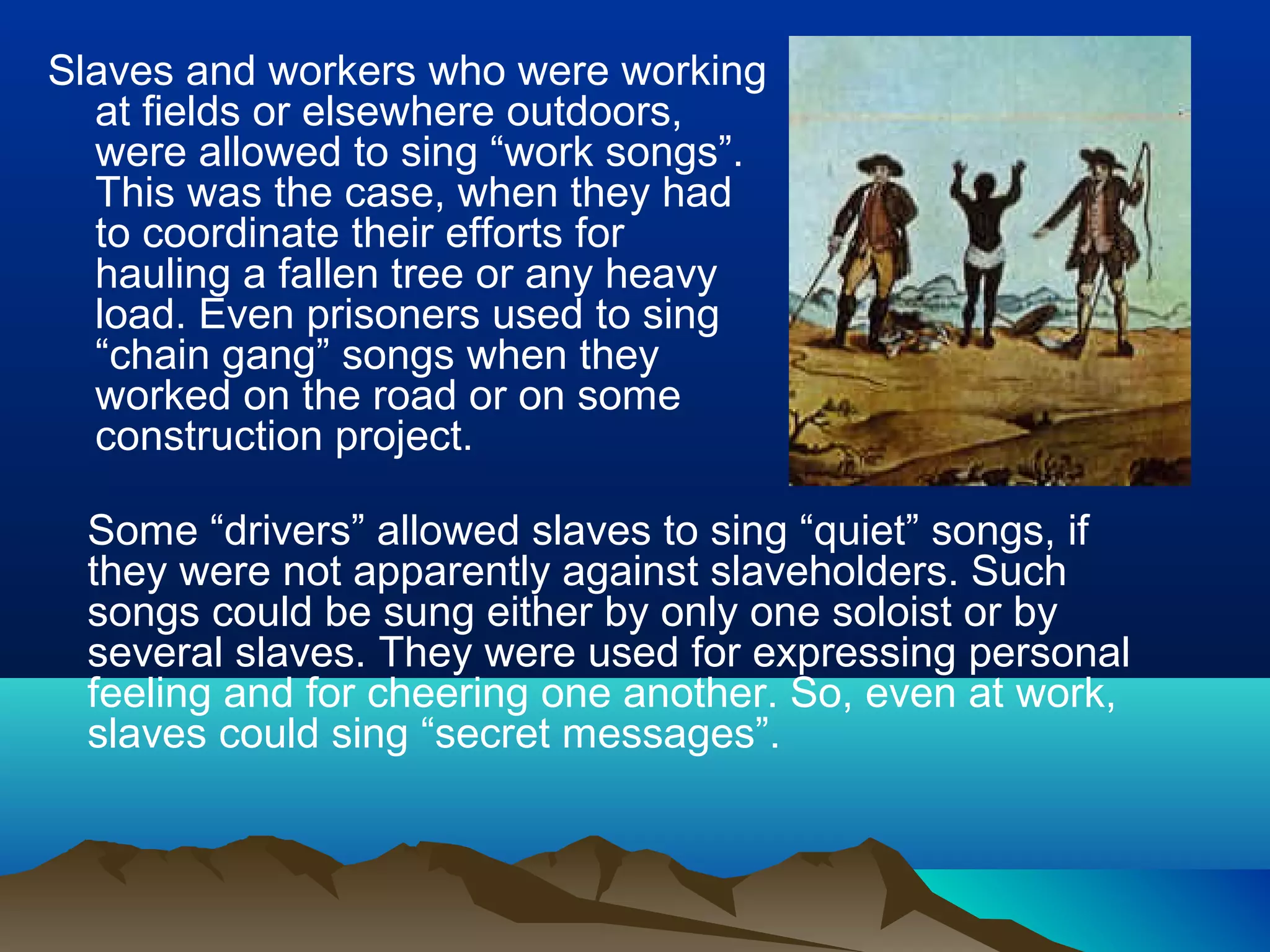 Slavery music | PPT