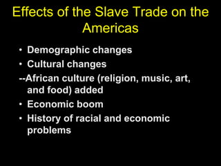 Trans-Atlantic Slave Trade | PPTX