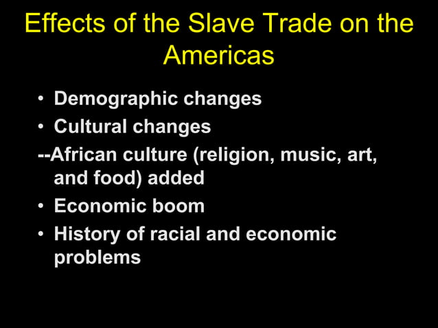 Trans-Atlantic Slave Trade | PPTX