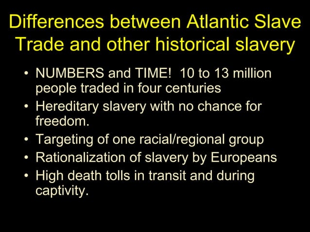 Trans-Atlantic Slave Trade | PPTX
