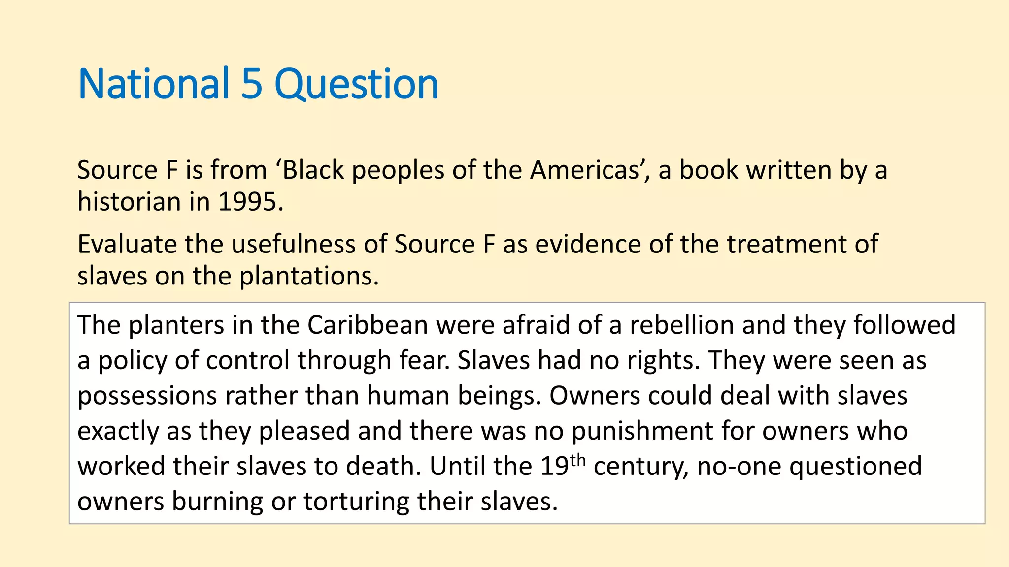 Life as a Slave | PPTX