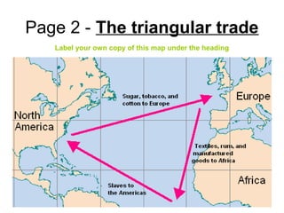 Slave Trade Triangle Map