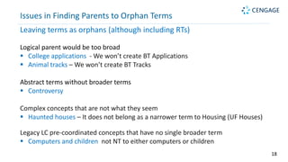 Managing Mature Taxonomies: Resolving Orphan Terms | PPT