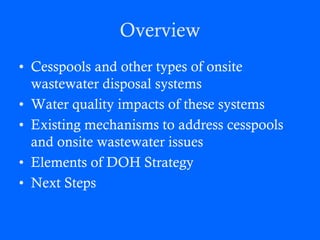 Everything You Didn't Want to Know About Cesspools | PPT