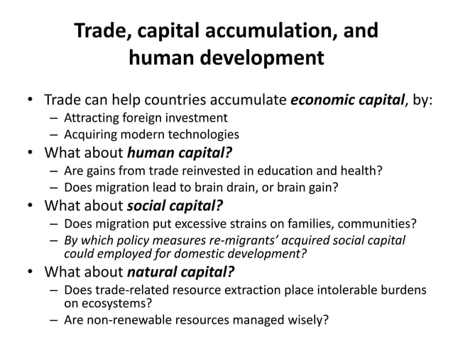 Trade, migration, and human development in Central Asia | PPTX