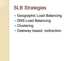 Web Server Load Balancing | PPT