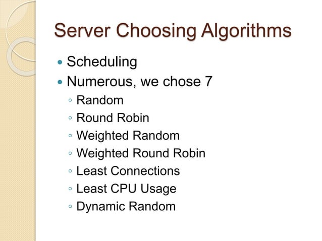 Web Server Load Balancing | PPT