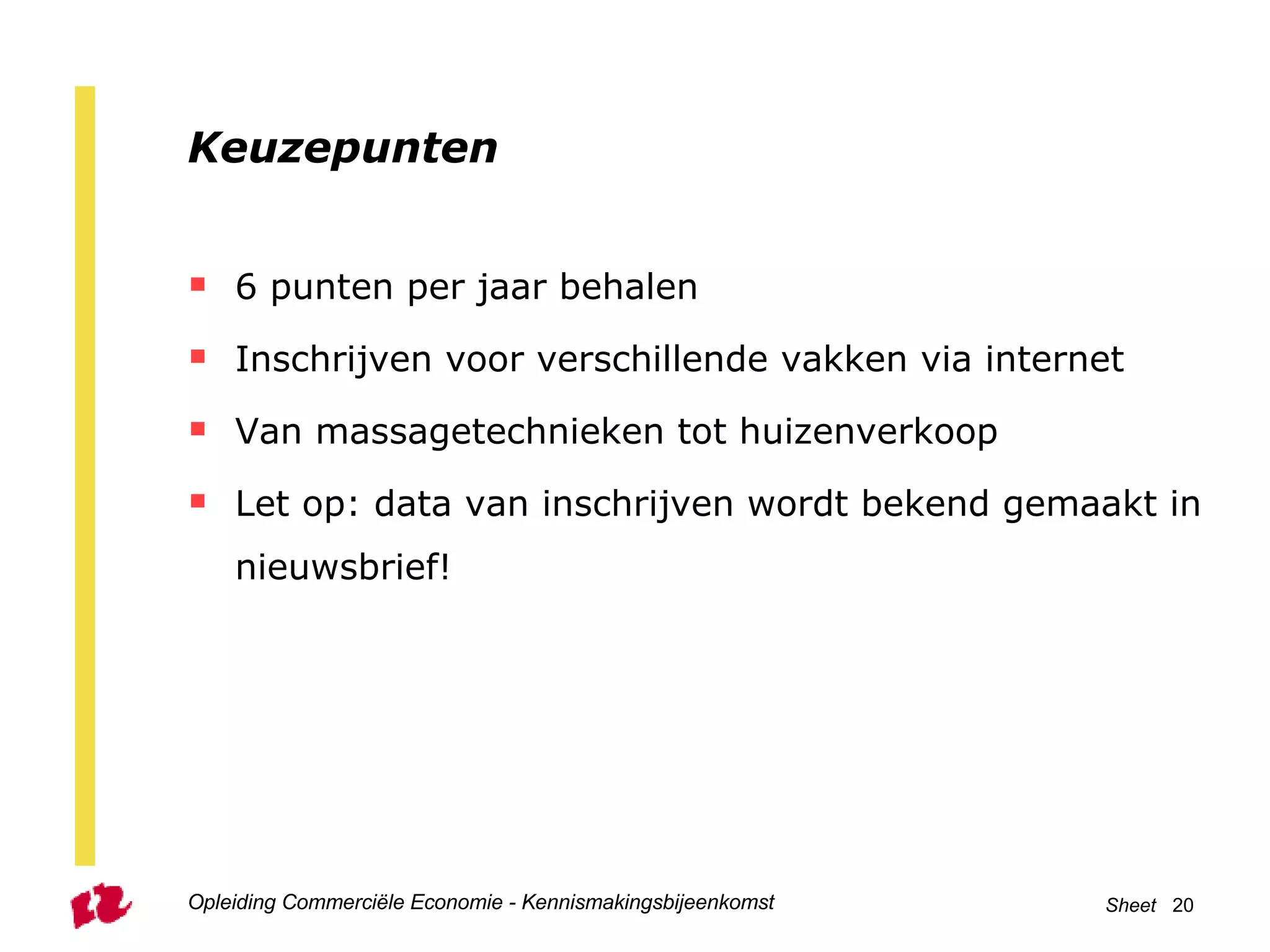 Slb Kennismaking | PPT