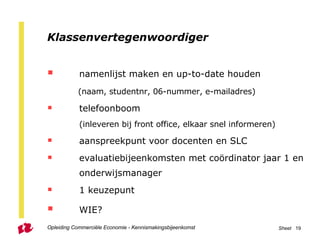 Slb Kennismaking | PPT