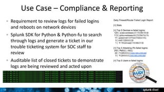 SplunkLive! Customer Presentation – UMCP | PPT