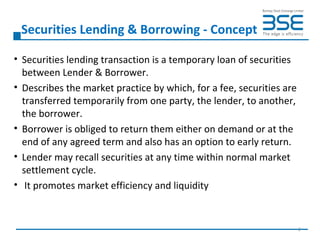 What is Securities Lending and Borrowing? | PPT