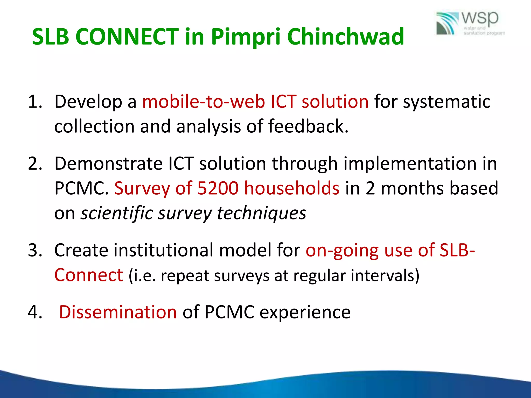 Water & sanitation Program_SLB _2013 | PPTX
