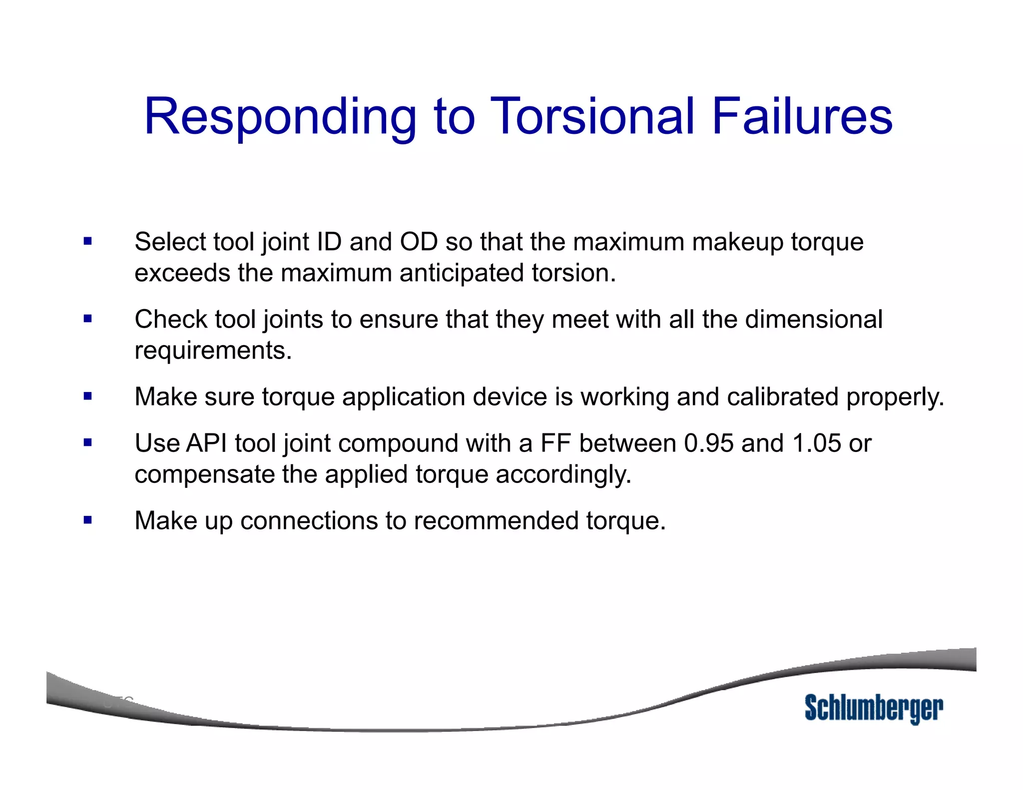 Slb drill string-failure | PDF