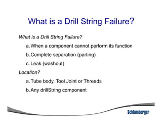 Slb drill string-failure | PDF