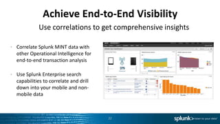 New Splunk Management Solutions Update: Splunk MINT and Splunk App for Stream | PPT