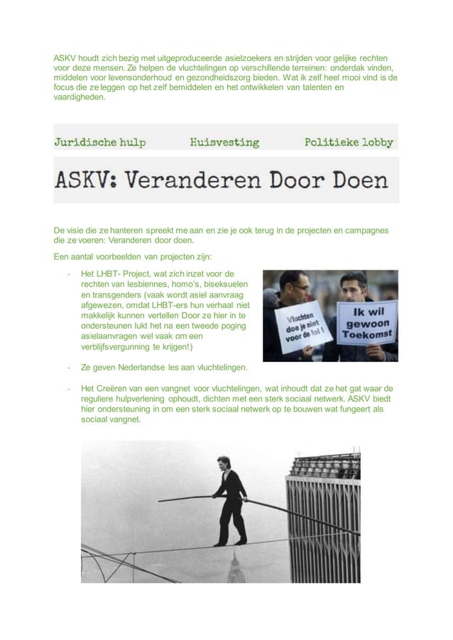 ASkV vluchtelingen ondersteuning | PDF