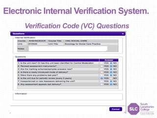 Electronic Internal Verification System | PPT