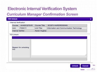 Electronic Internal Verification System | PPT