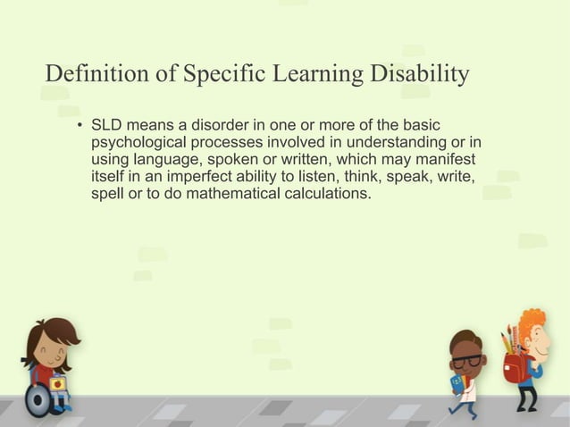 Specific learning disability by Laxmi Gupta | PPT