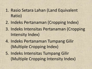 Sld 8 Pengujian tumpang gilir tanaman ppt | PPT