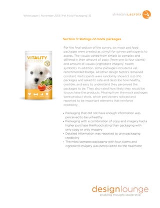 Pet food packaging report | PDF