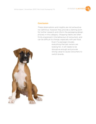 Pet food packaging report | PDF