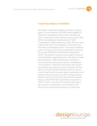 Pet food packaging report | PDF