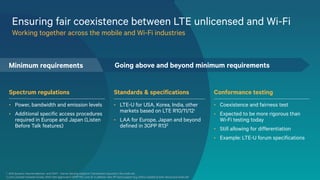 LTE-U/LAA, MuLTEfire™ and Wi-Fi; making best use of unlicensed spectrum ...