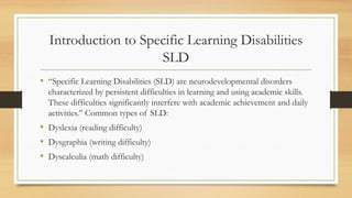 SPECIFIC LEARNING DISABILITY TEST tests by ajeta.pptx