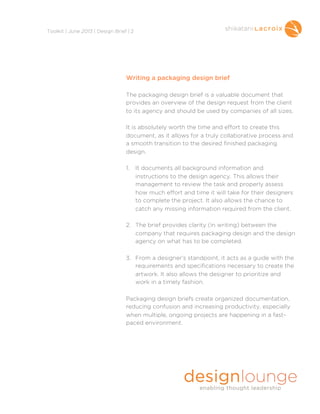 Creating the Perfect Design Brief | PDF