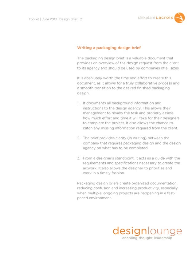 Creating the Perfect Design Brief | PDF
