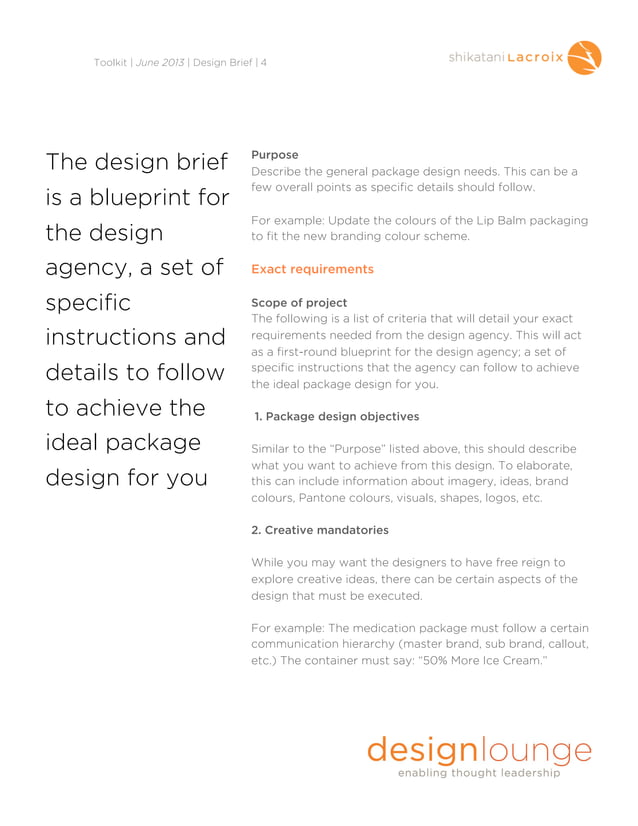Creating the Perfect Design Brief | PDF