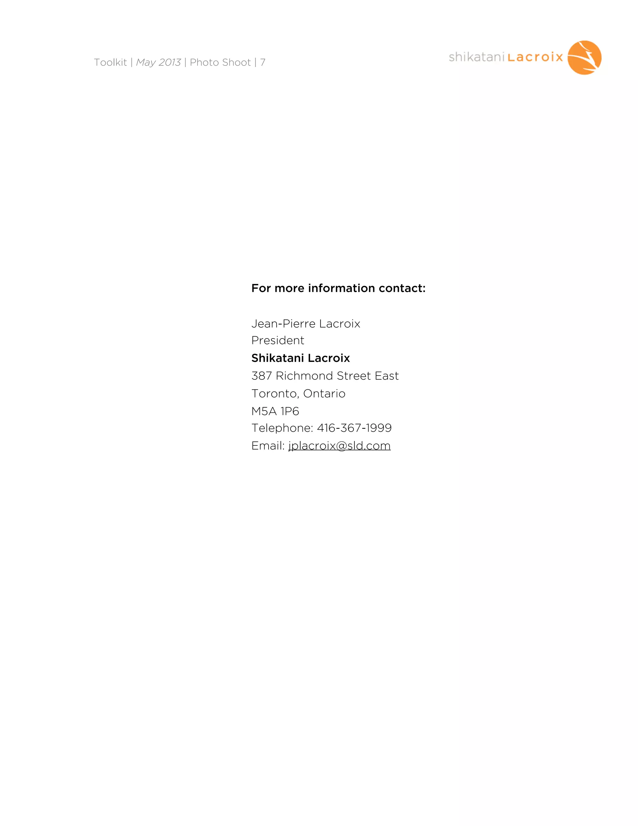 Managing a Photo Shoot | PDF