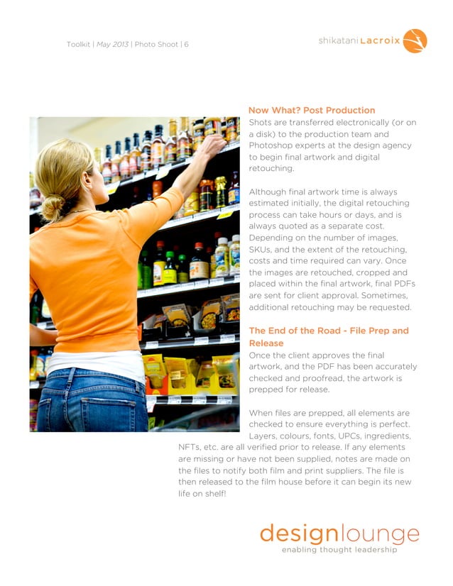 Managing a Photo Shoot | PDF