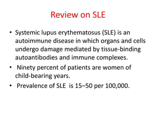 Sle manifesting as nephrotic syndrome | PPTX | Blood Disorders ...