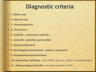 Systemic Lupus Erythematosus - Case Management and Literature Review | PPT
